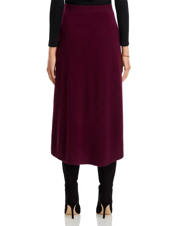 Bloomingdale'S Midi Skirt - Heather Burgundy