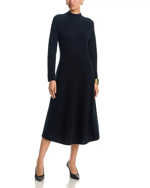 Bloomingdale'S Mock Neck Dress - Black