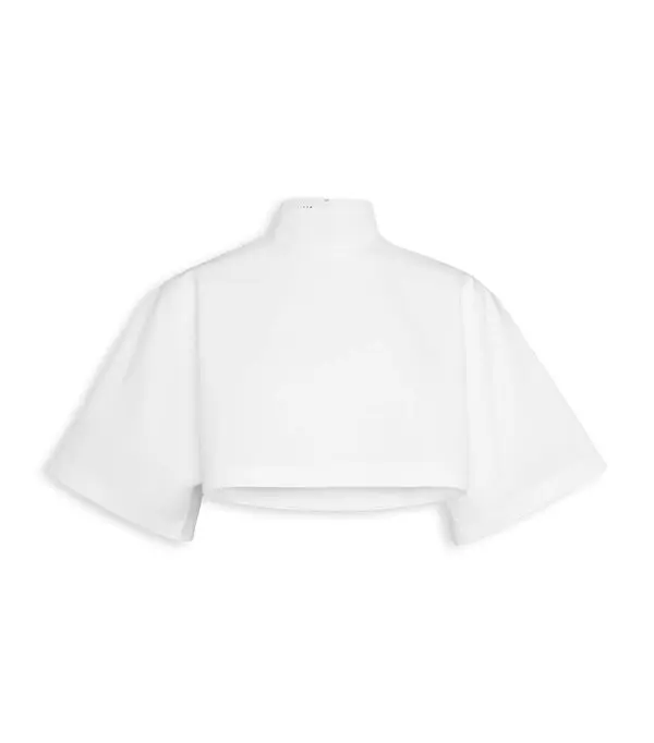 Alaïa High-neck Cropped Top