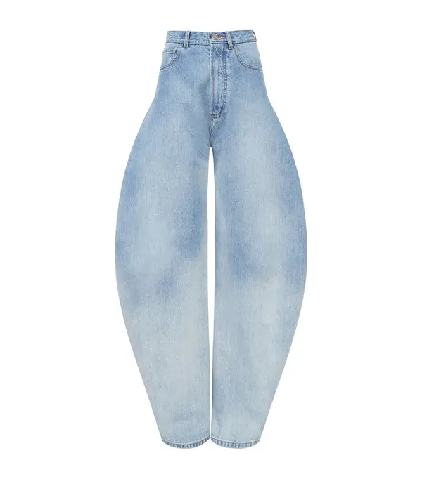 Alaïa High-rise Round Jeans - Black