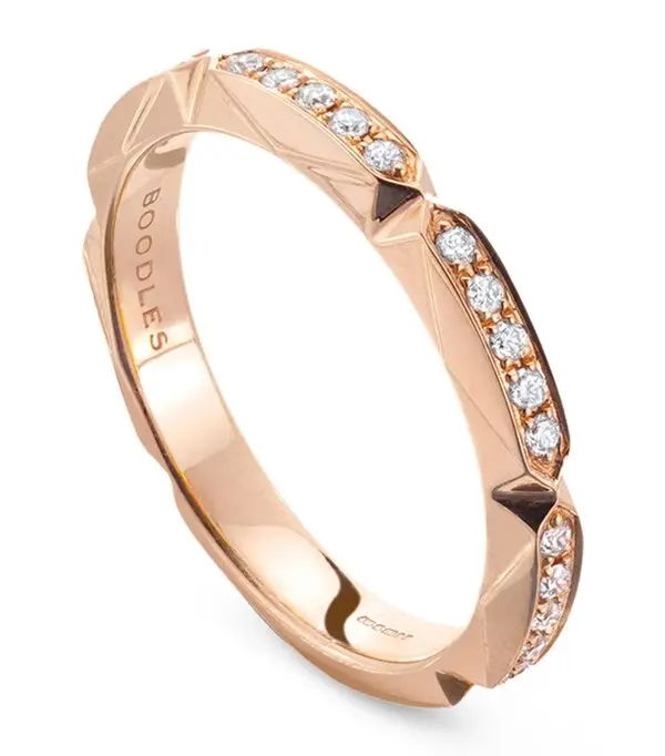 BOODLES Jazz Diamond Ring - Rose Gold