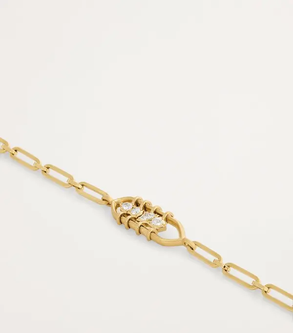 JADE TRAU Yellow And Diamond Posey Bracelet