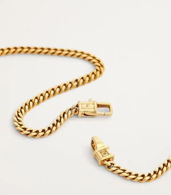 Tom Wood Curb M Chain Necklace - Gold | Editorialist