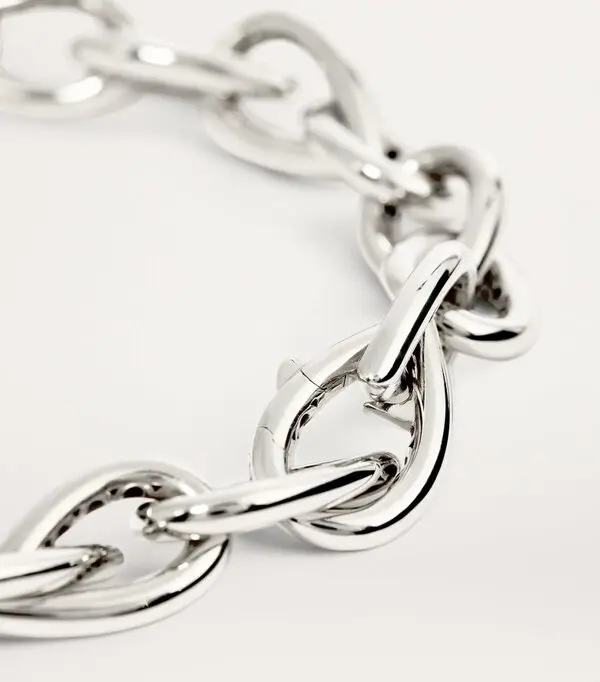 ENGELBERT Gold And Diamond Drop Links Chain Necklace