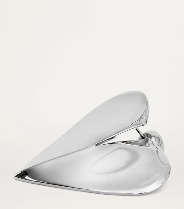 Alaïa Le Coeur Stud Earrings - Silver