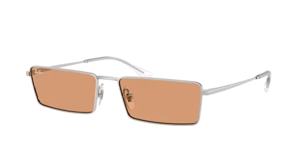 Ray-ban Rectangle Frame Sunglasses - Orange