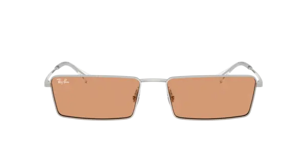 Ray-ban Rectangle Frame Sunglasses - Orange
