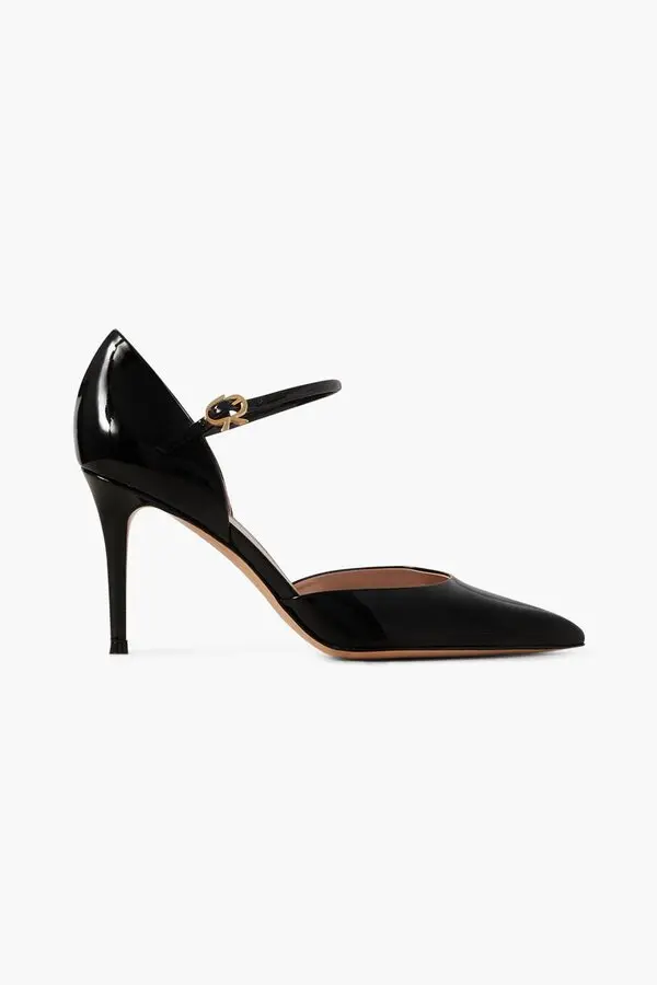 GIANVITO ROSSI Vernice 85 Patentleather Pumps