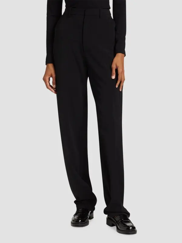 Lapointe Matte Crepe Cargo Trousers
