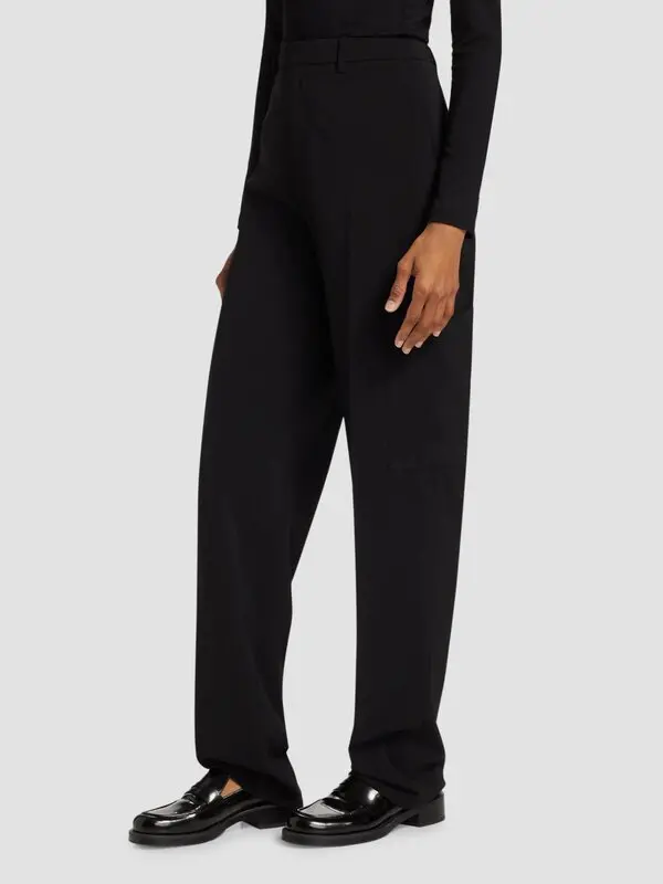 Lapointe Matte Crepe Cargo Trousers