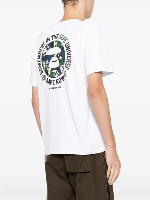 AAPE BY *A BATHING APE Graphic-print Cotton T-shirt