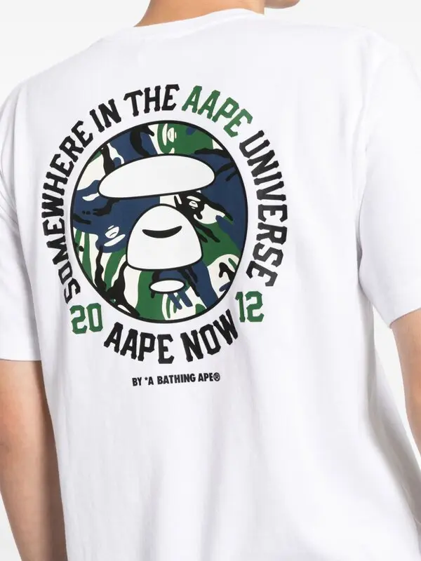 AAPE BY *A BATHING APE Graphic-print Cotton T-shirt