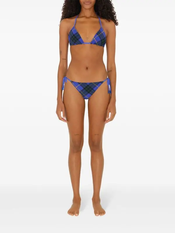 Burberry Checked Bikini Bottom