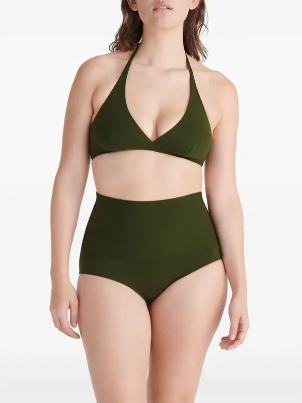 ERES Gredin High-waisted Bikini Bottoms - Green