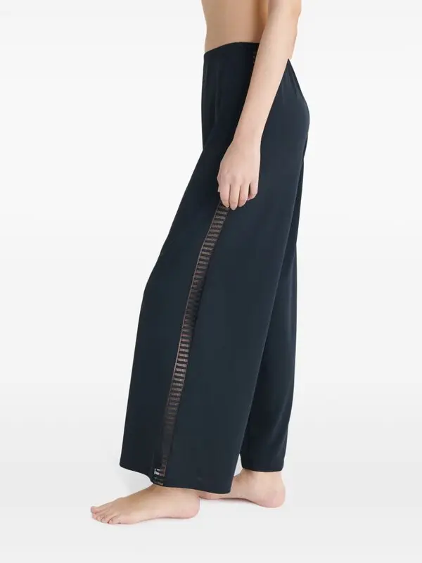 ERES Virginie Graphic Lace Panel Trousers - Blue