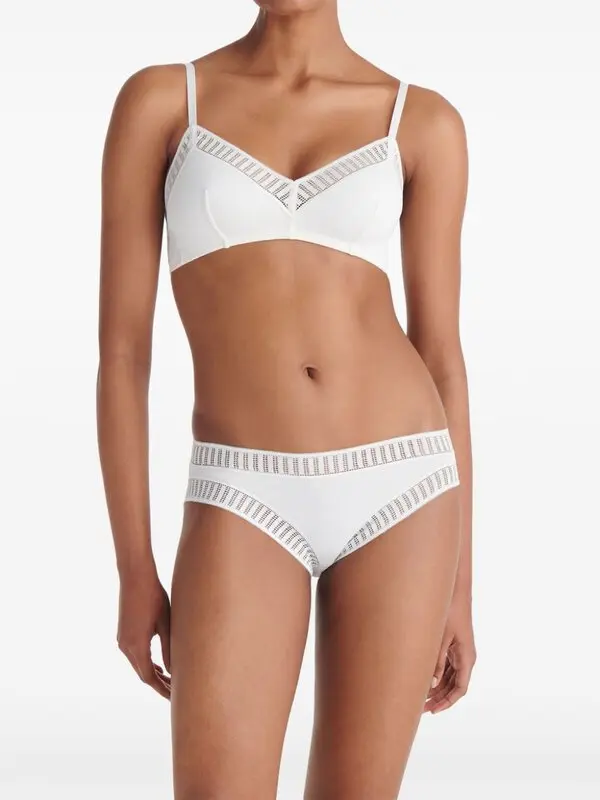 ERES Madeleine Graphic Triangle Bra - White