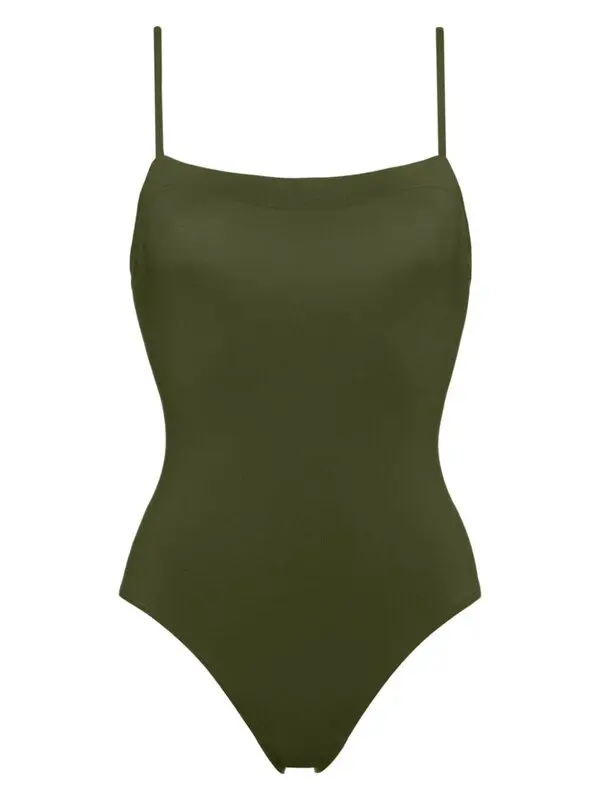 ERES Aquarelle Square-neck Swimsuit - Green