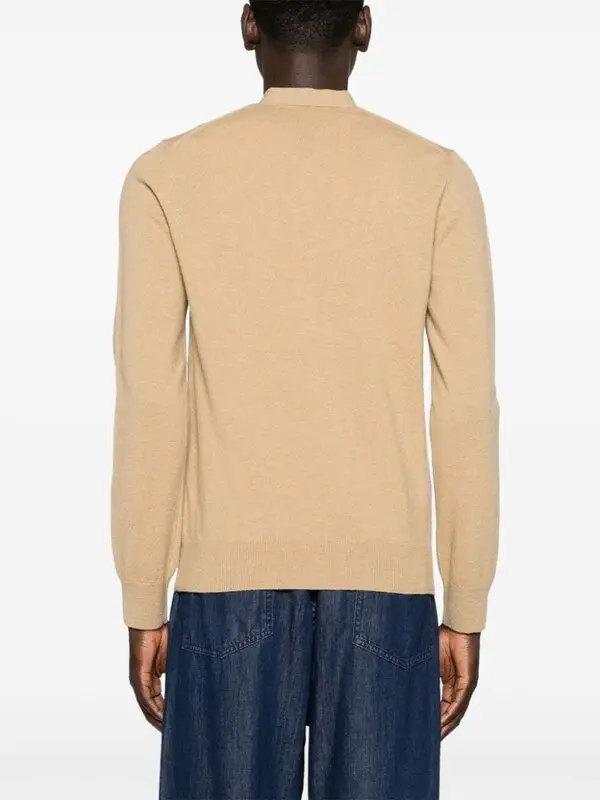 Play Comme Des Garcon Heart-motif Wool Cardigan - Yellow