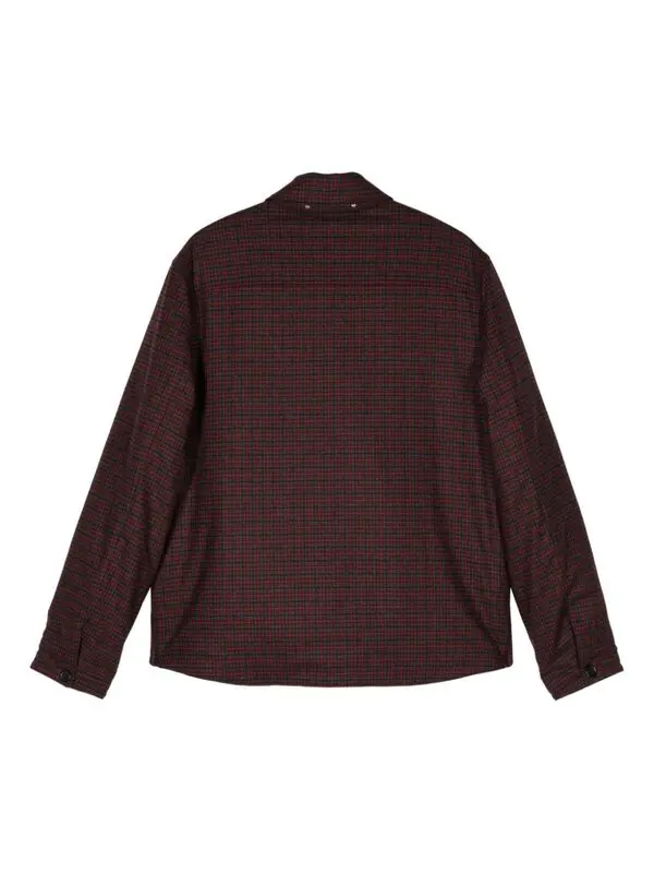 Paul Smith Plaid Wool-blend Flannel Jacket
