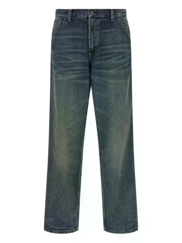 Carhartt Work In Progress Single Knee Jeans - Blue