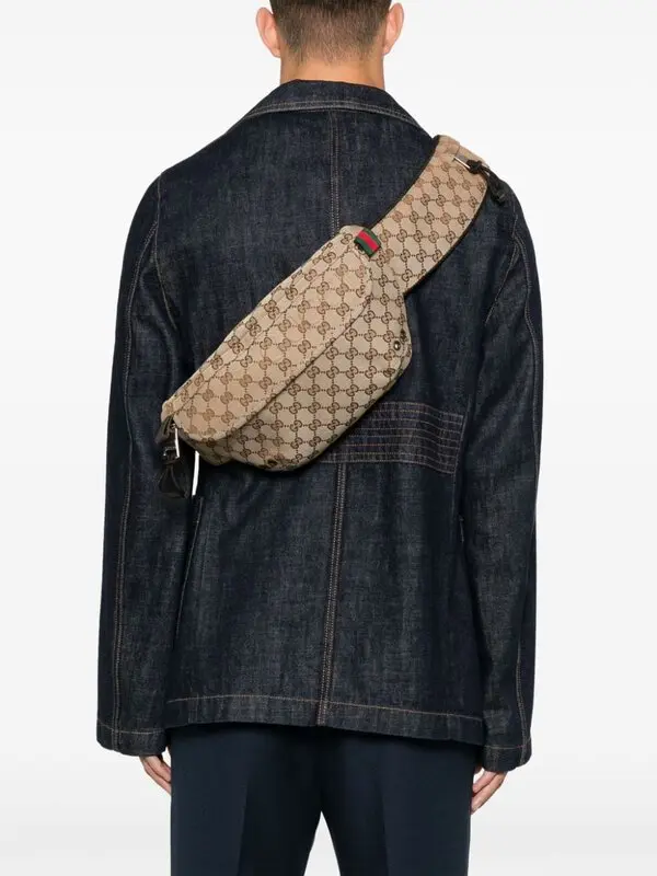 Gucci Small Gg Belt Bag - Neutrals
