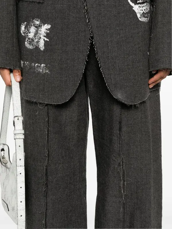R13 Exposed Seams Trousers