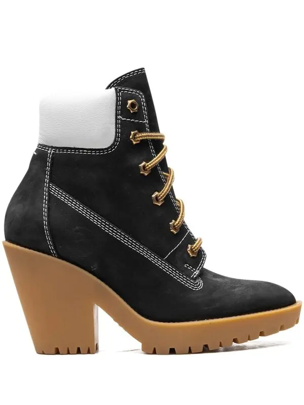 MAISON MARGIELA 100mm Lace-up Suede Boots