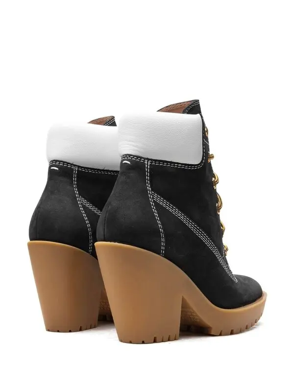 MAISON MARGIELA 100mm Lace-up Suede Boots