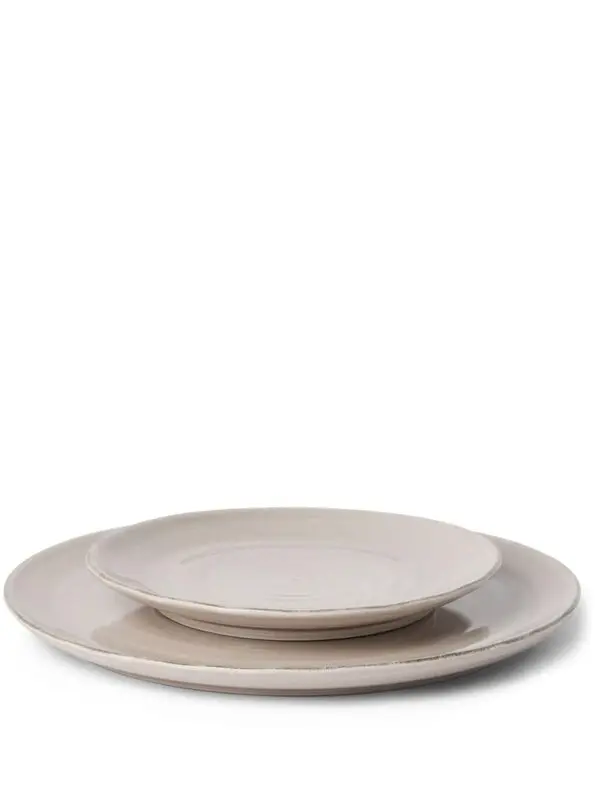 Brunello Cucinelli Ceramic Dining Plates - Brown