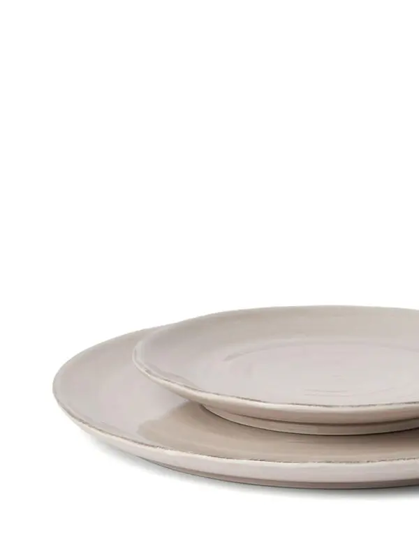 Brunello Cucinelli Ceramic Dining Plates - Brown