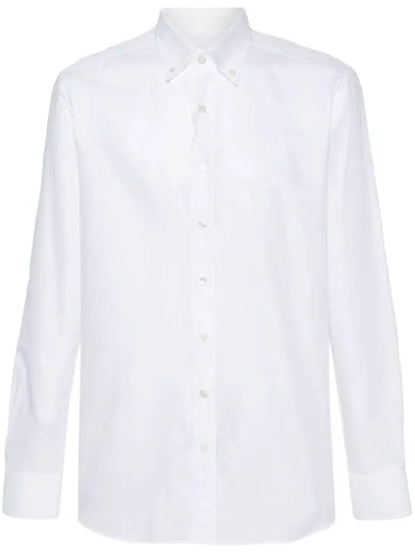 Etro Pegaso Embroidery Shirt - White