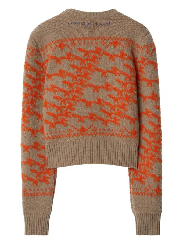Burberry Cropped Fox Jumper
