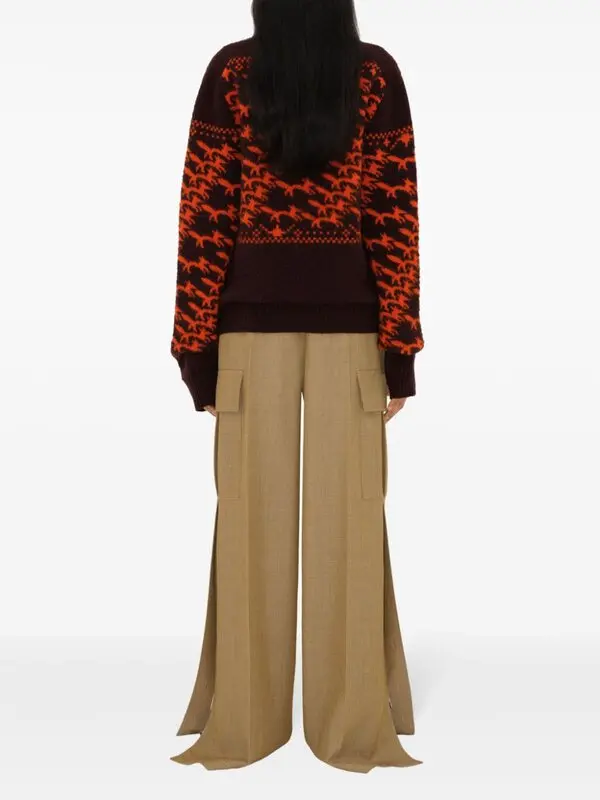 Burberry Fox Wool Cardigan