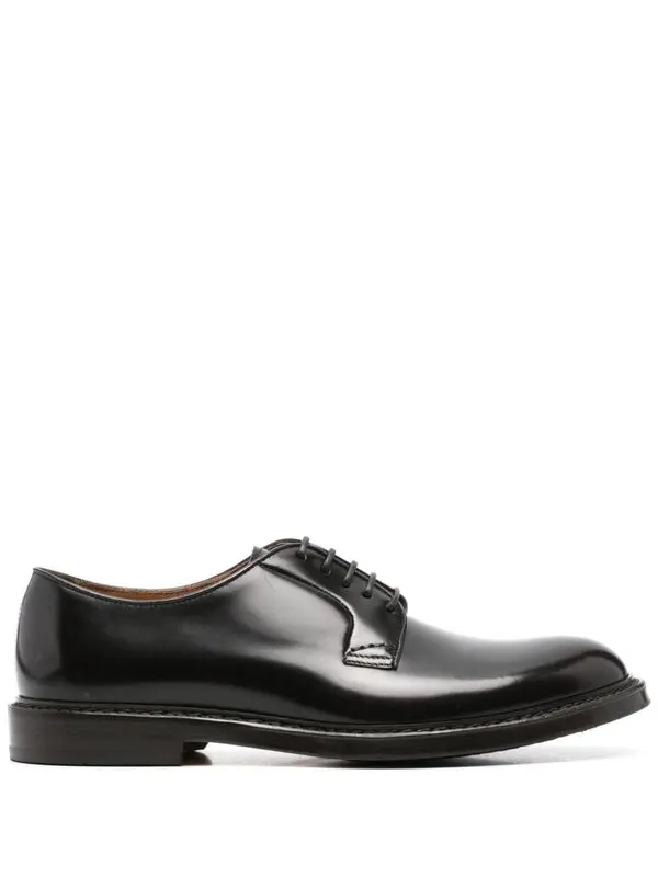 DOUCAL'S Leather Derby Shoes - Brown