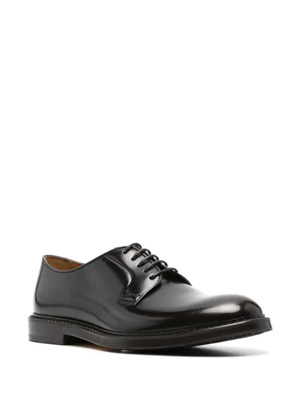 DOUCAL'S Leather Derby Shoes - Brown