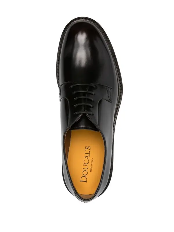 DOUCAL'S Leather Derby Shoes - Brown