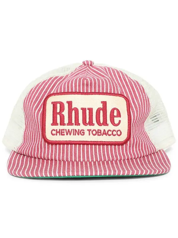 Rhude Embroidered Logo Cap - Red