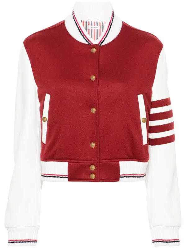 Thom Browne 4-bar Stripes Varsity Jacket