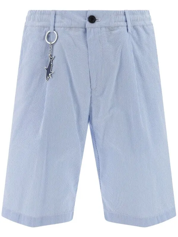 Paul & Shark Cotton Bermuda Shorts - Blue