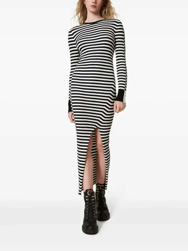 TWINSET Striped Knit Dress