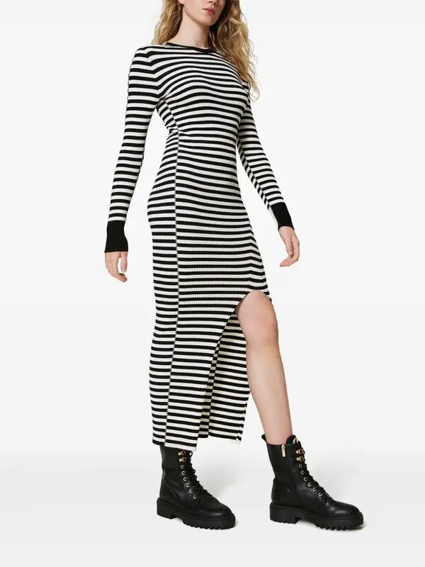 TWINSET Striped Knit Dress