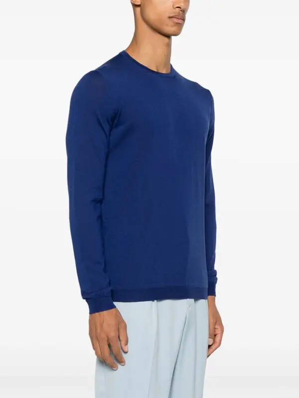 GOES BOTANICAL Merino Wool Sweater - Blue