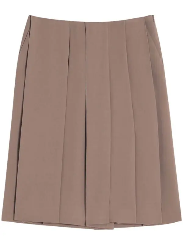 LANVIN Pleated Culotte Shorts