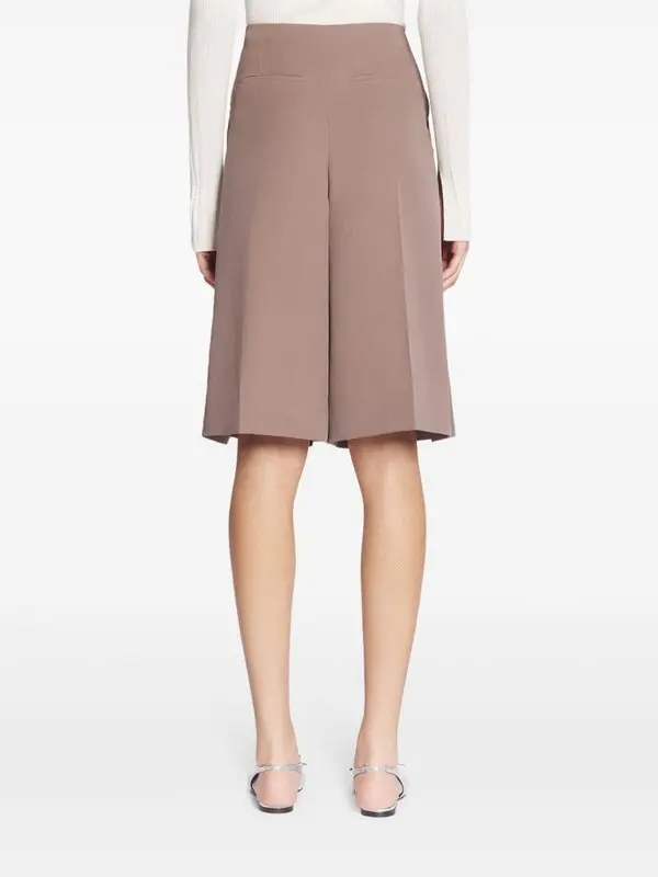 LANVIN Pleated Culotte Shorts