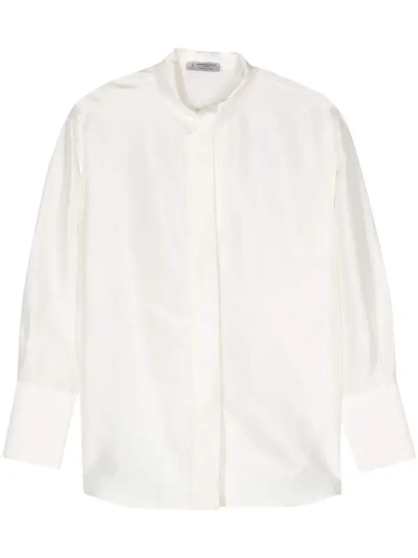 Alberto Biani Long Sleeve Silk Shirt