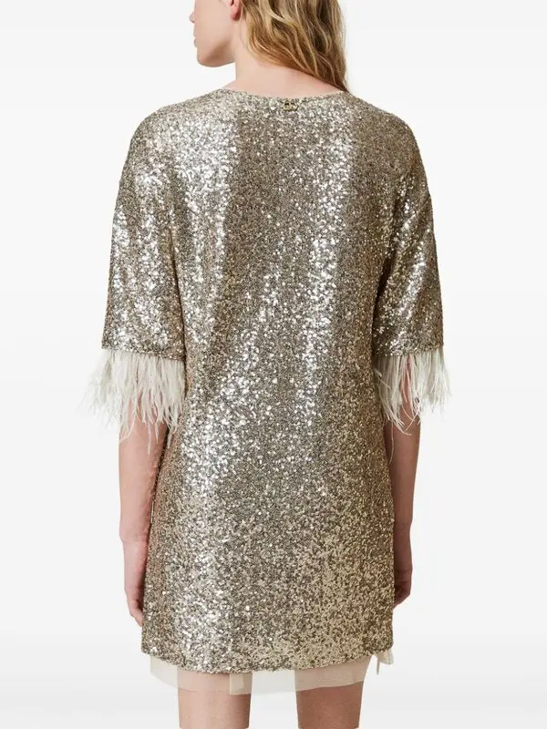 TWINSET Sequin-embellished Minidress