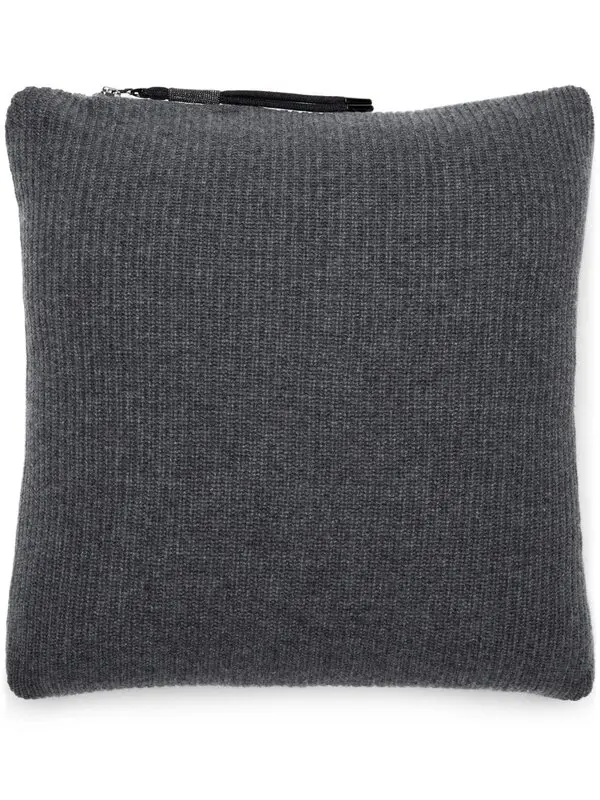 Brunello Cucinelli Cashmere Pillow - Grey