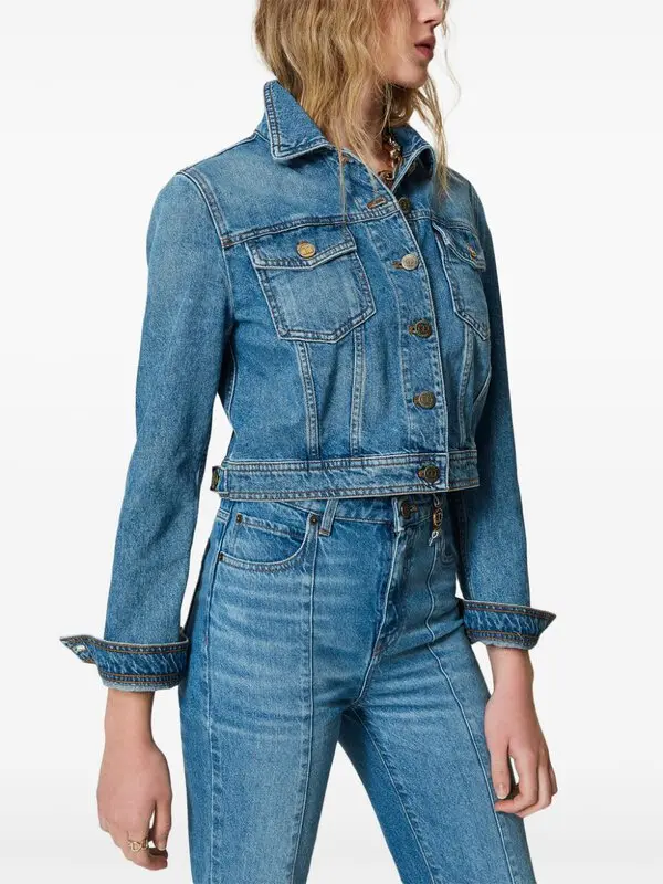 TWINSET Flap-pocket Denim Jacket