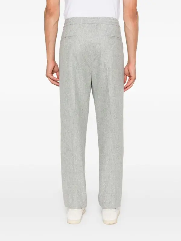 Brunello Cucinelli Wool Trousers - Grey