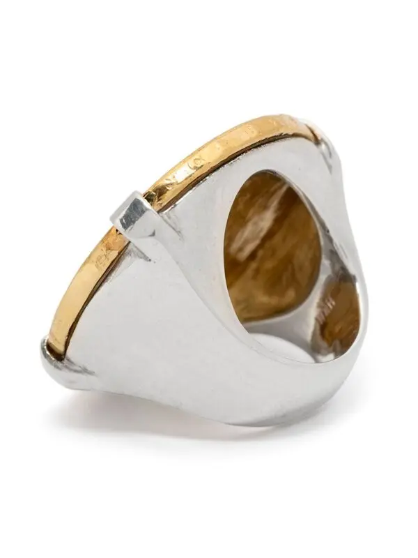 WOUTERS & HENDRIX Large Coin Ring - Gold